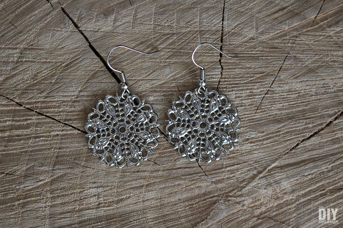 Fancy Earrings and Long Chain - The DIY Dreamer