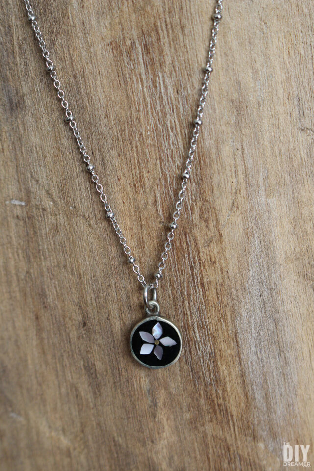 How to make a Pendant with an Earring - The DIY Dreamer